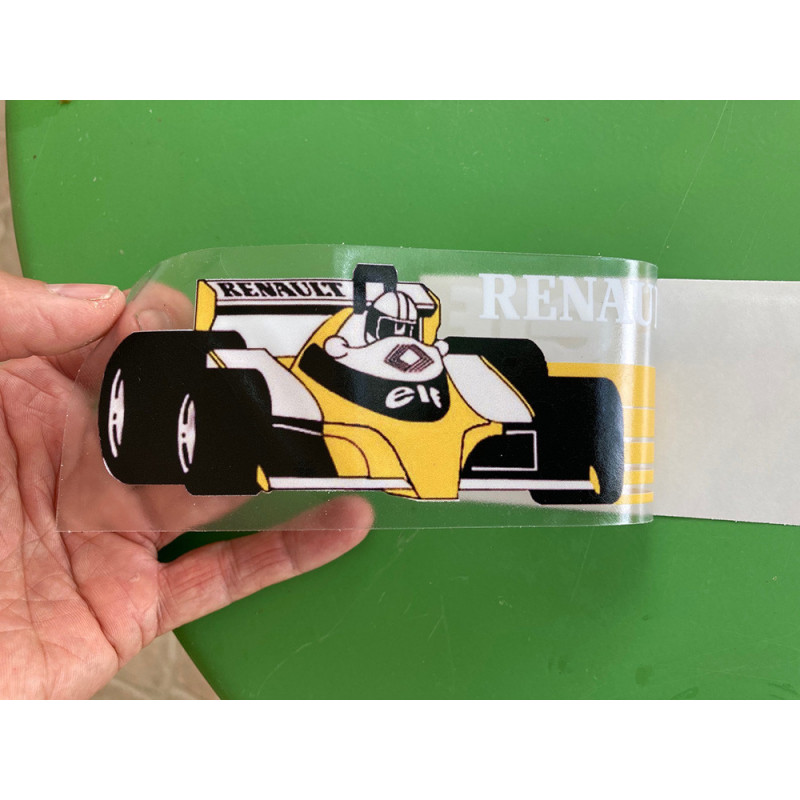 Sticker RENAULT ELF F1 vitre arrière