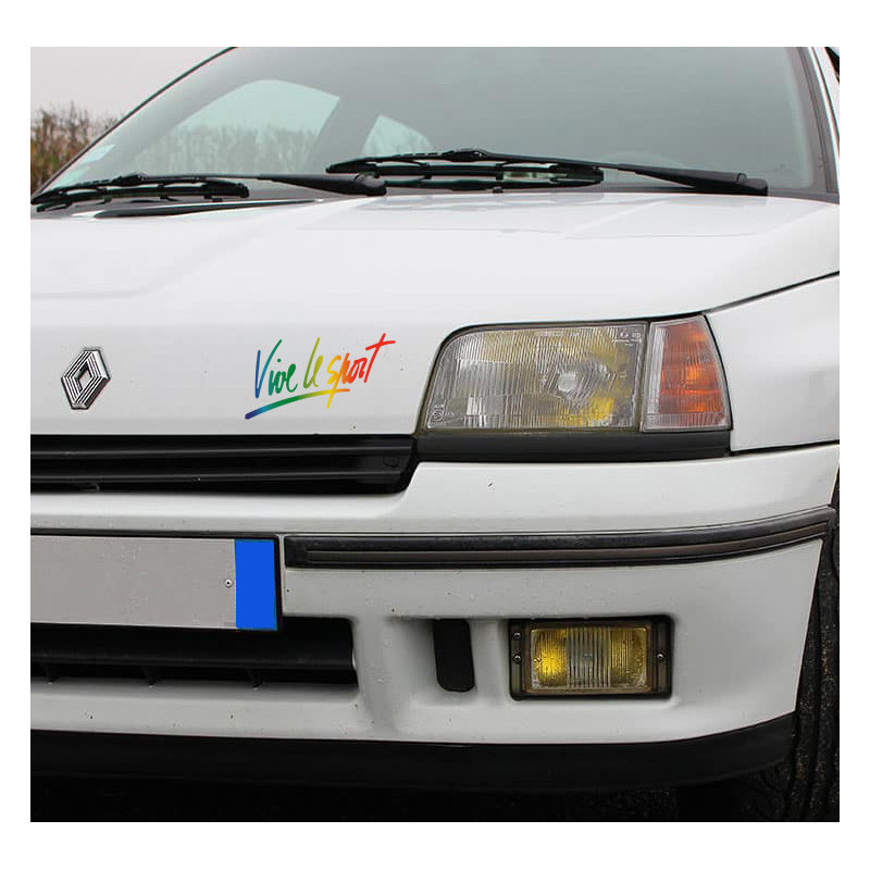 Sticker "Vive le sport" multicolore