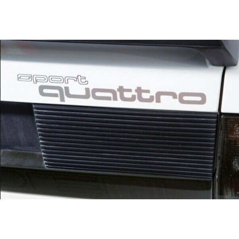 Audi Quattro lettering