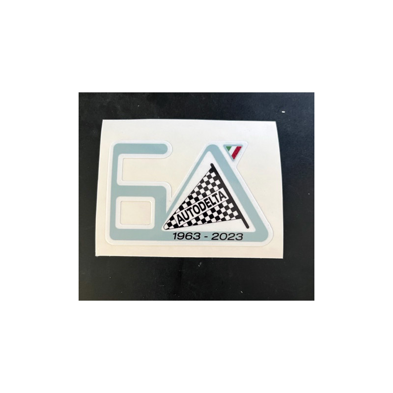 sticker 60 years of Autodelta Alfa Romeo
