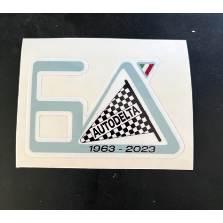 sticker 60 years of Autodelta Alfa Romeo