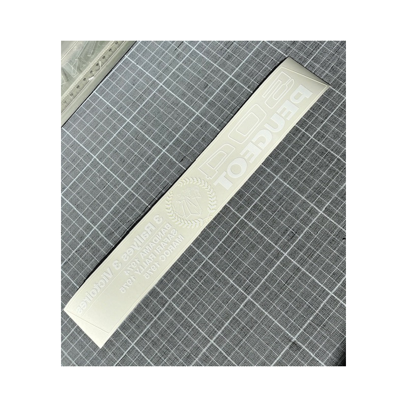 Peugeot 504 track record sticker